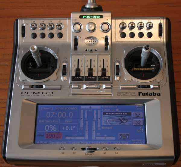 Elektronika, modelářství, RC vrtulníky - Futaba FX-40